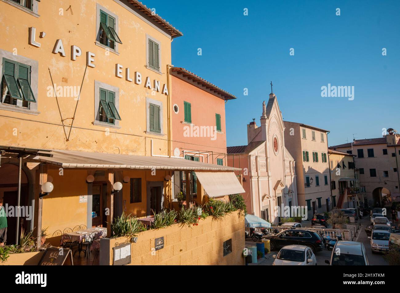 Europe, Italy, Tuscany, Elba Island, Portoferraio, old town Stock Photo ...