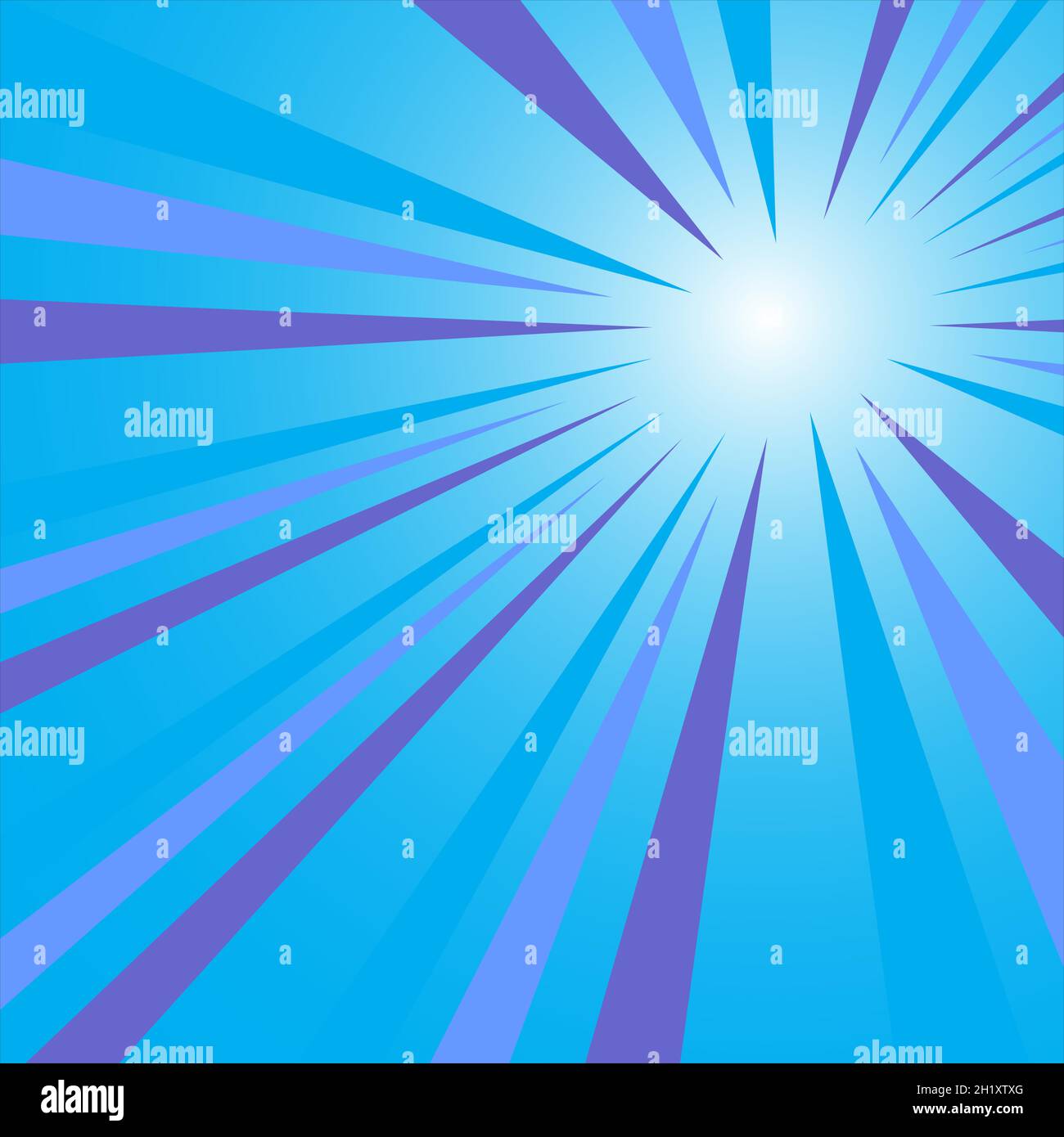 Sunlight abstract background. blue color burst background. Vector ...