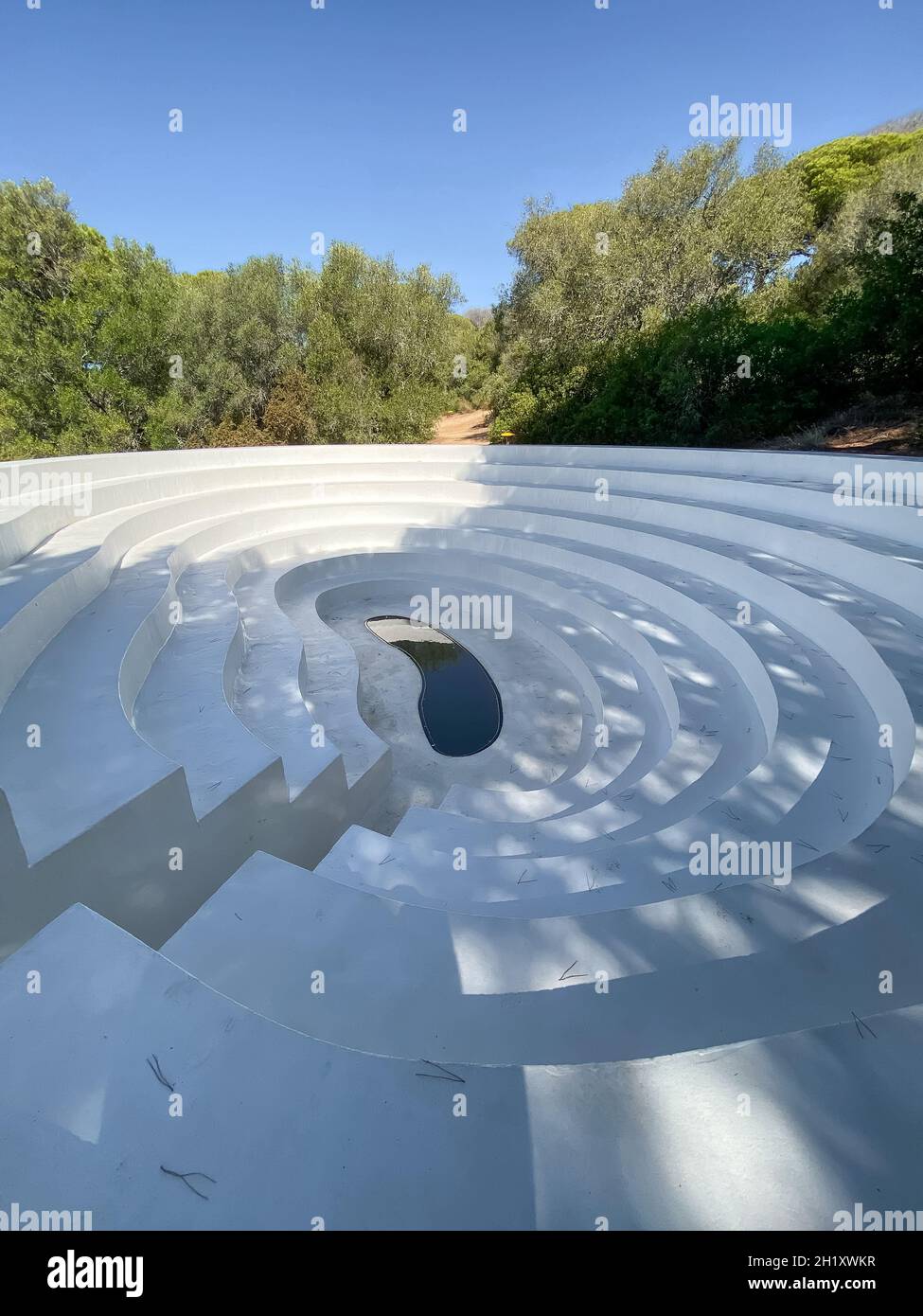 September 4, 2021: Detail of Skys, a sculpture by Gunilla Bandolin at ...