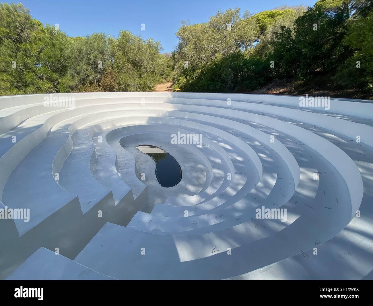 September 4, 2021: Detail of Skys, a sculpture by Gunilla Bandolin at ...