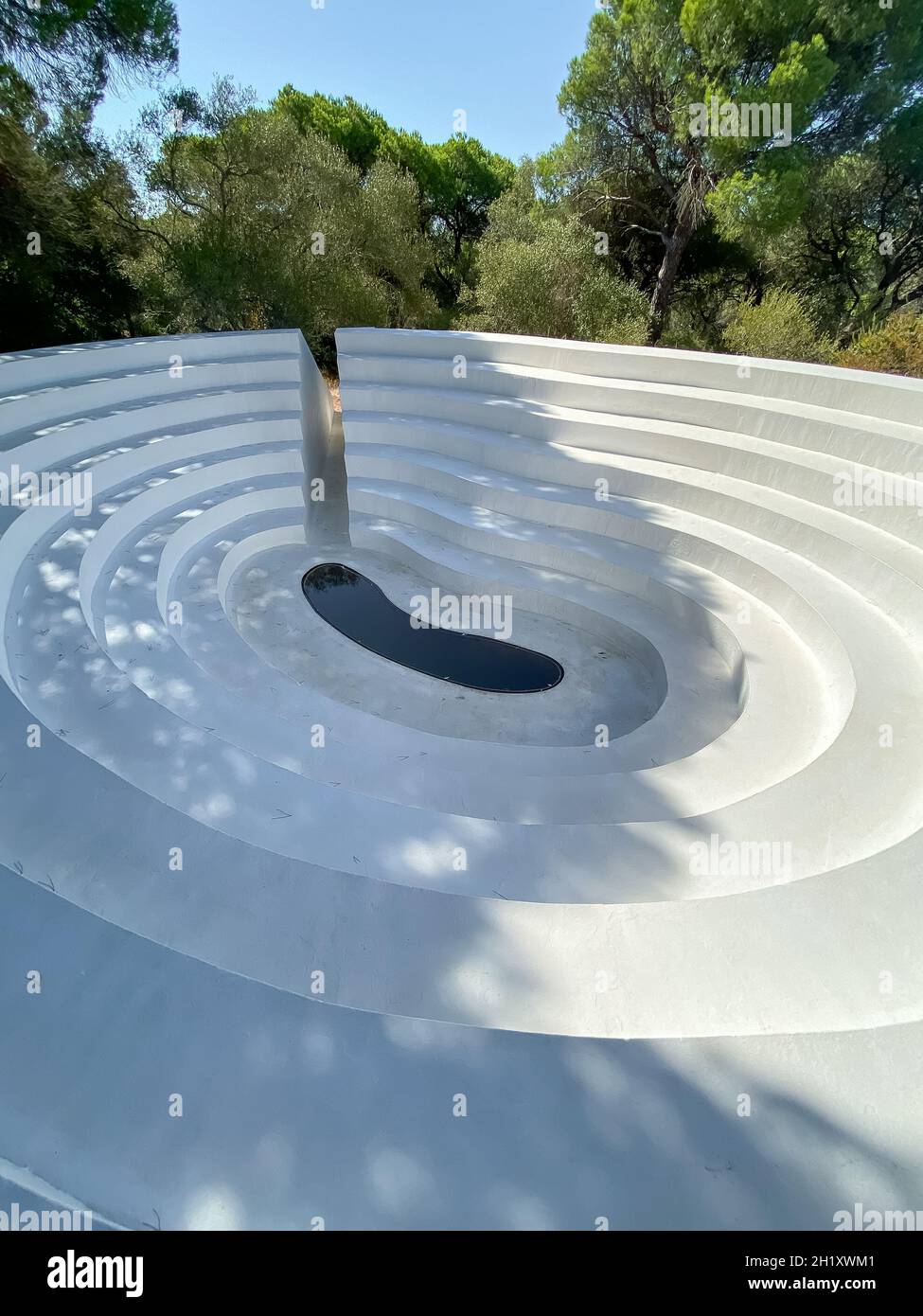 September 4, 2021: Detail of Skys, a sculpture by Gunilla Bandolin at ...