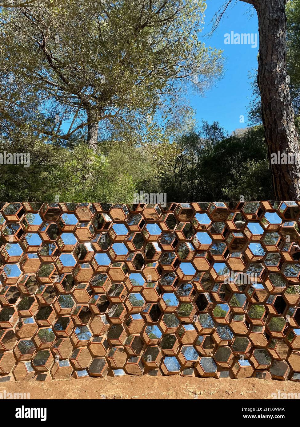 September 5, 2021: Detail of the artistic work of Olafur Eliasson ...