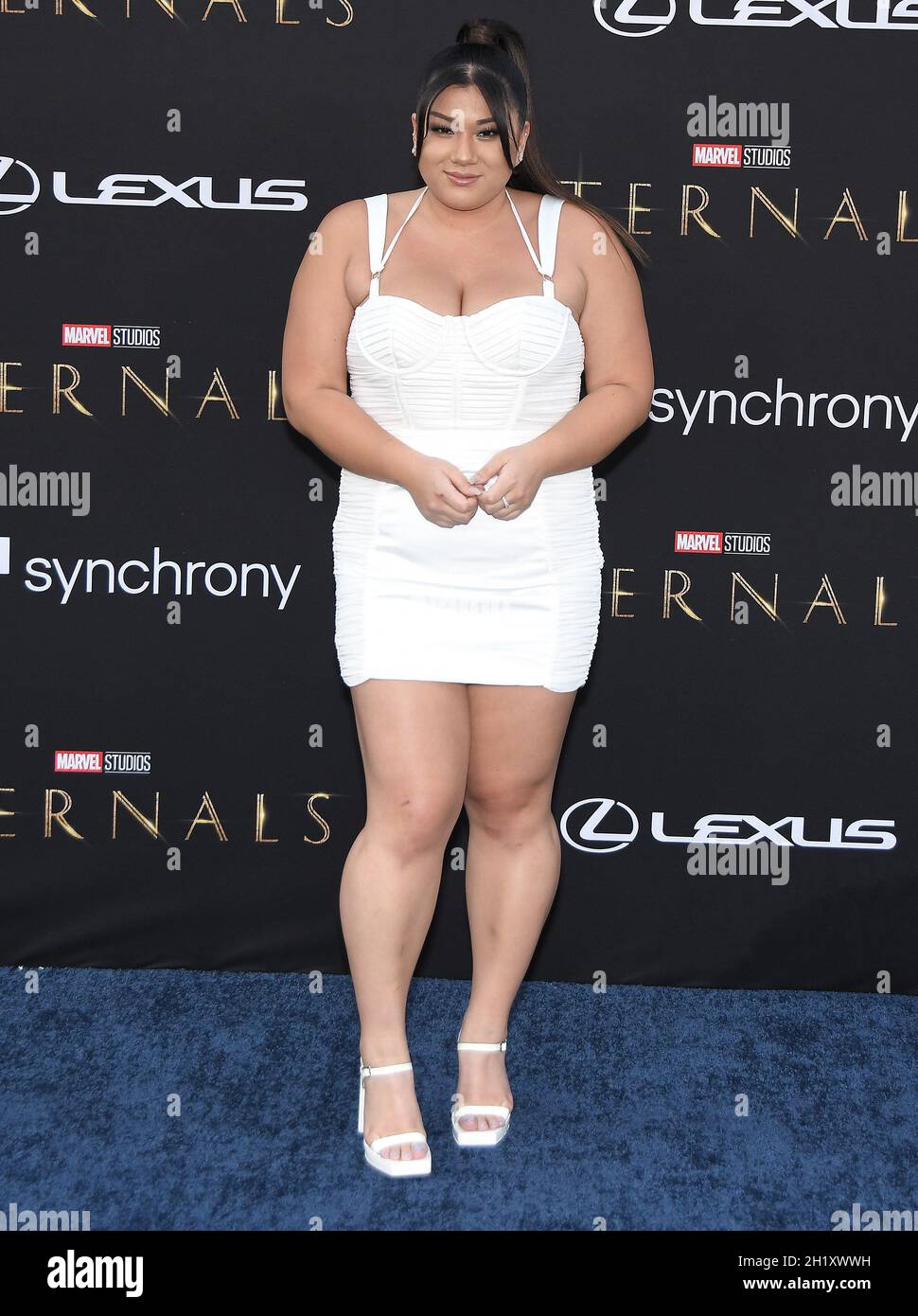 Los Angeles, USA. 18th Oct, 2021. Remi Cruz arrives at Marvel Studios ...