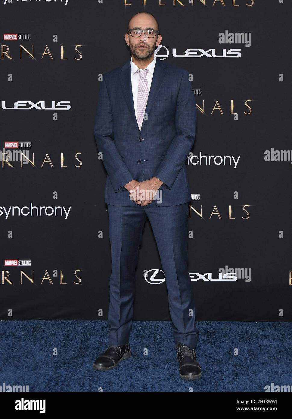 Hollywood, CA, October 18, 2021. Nate Moore arrives at Marvel Studios ...