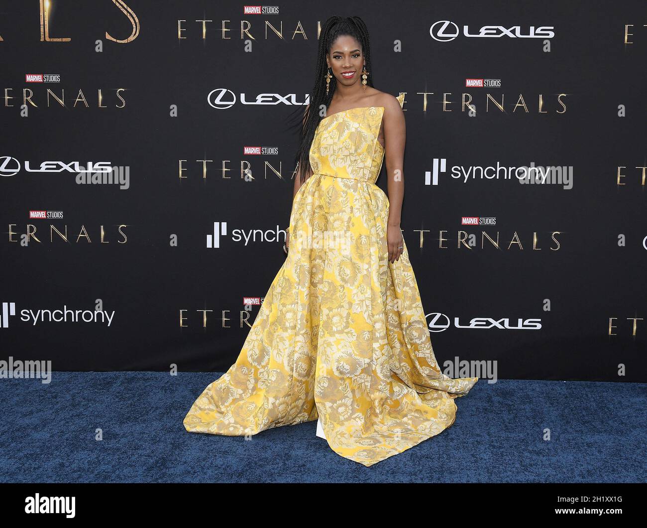 Los Angeles, USA. 18th Oct, 2021. Krystina Arielle arrives at Marvel ...