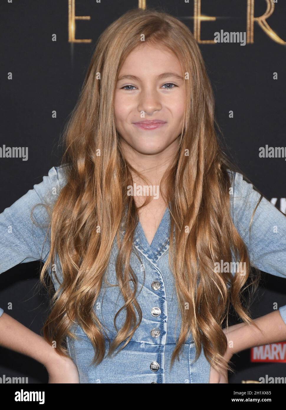Los Angeles, USA. 18th Oct, 2021. Shaylee Mansfield arrives at Marvel ...