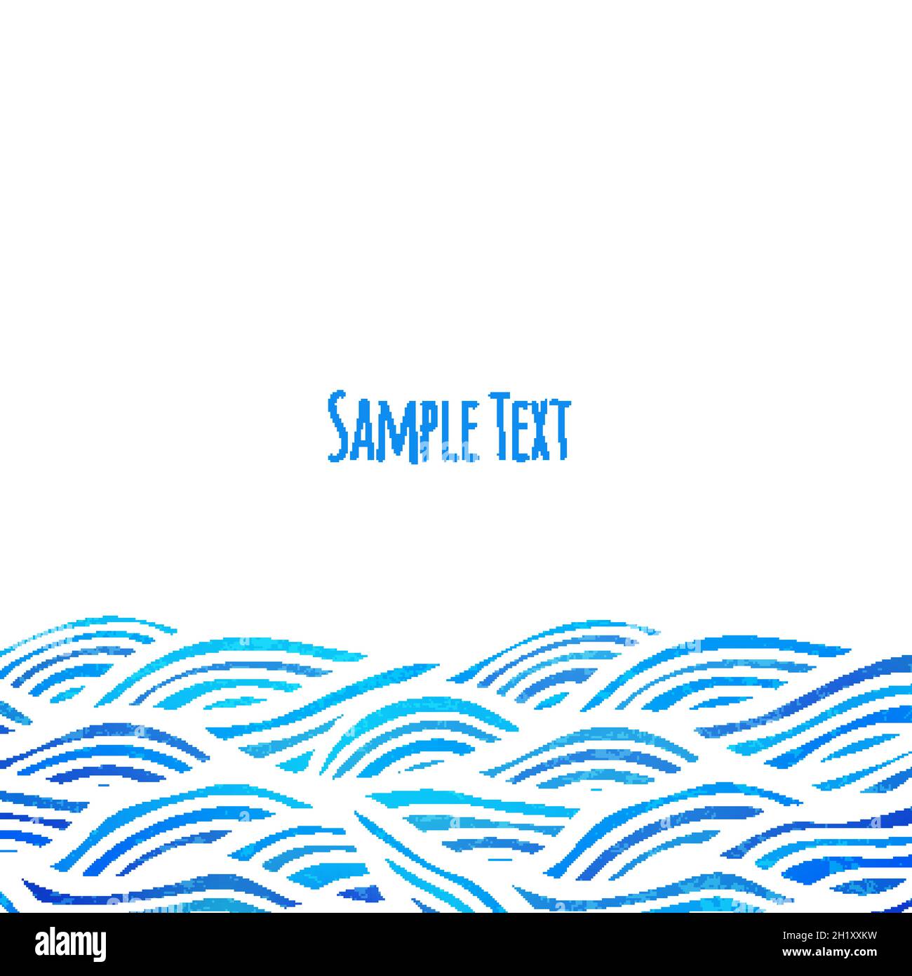 Beautiful blue wave background, vector illustration, eps10 Stock Vector ...