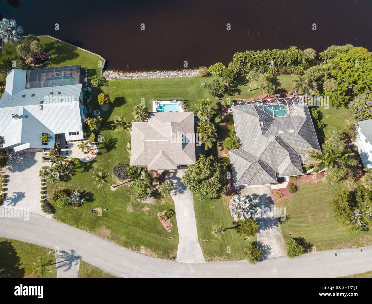 Aerial view residential subdivision on hi-res stock photography and ...