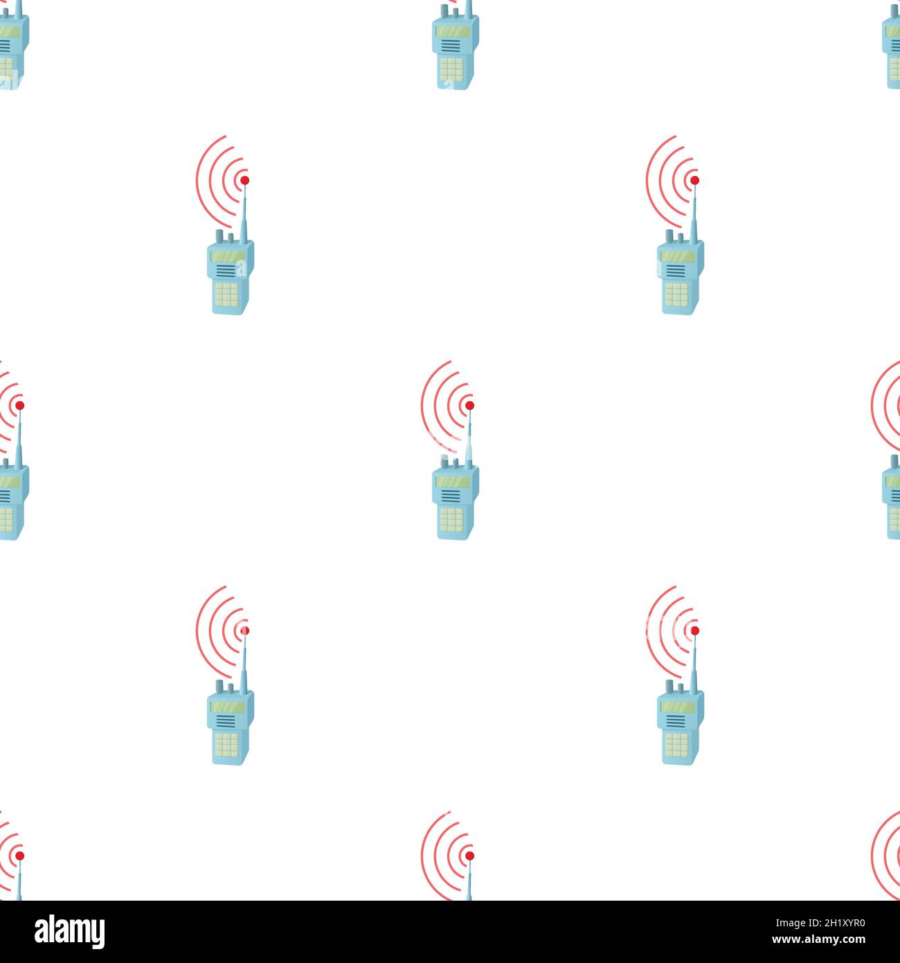 Portable handheld radio pattern seamless background texture repeat ...