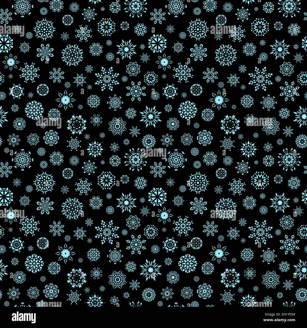 Christmas seamless pattern with snowflakes, vector background Stock ...