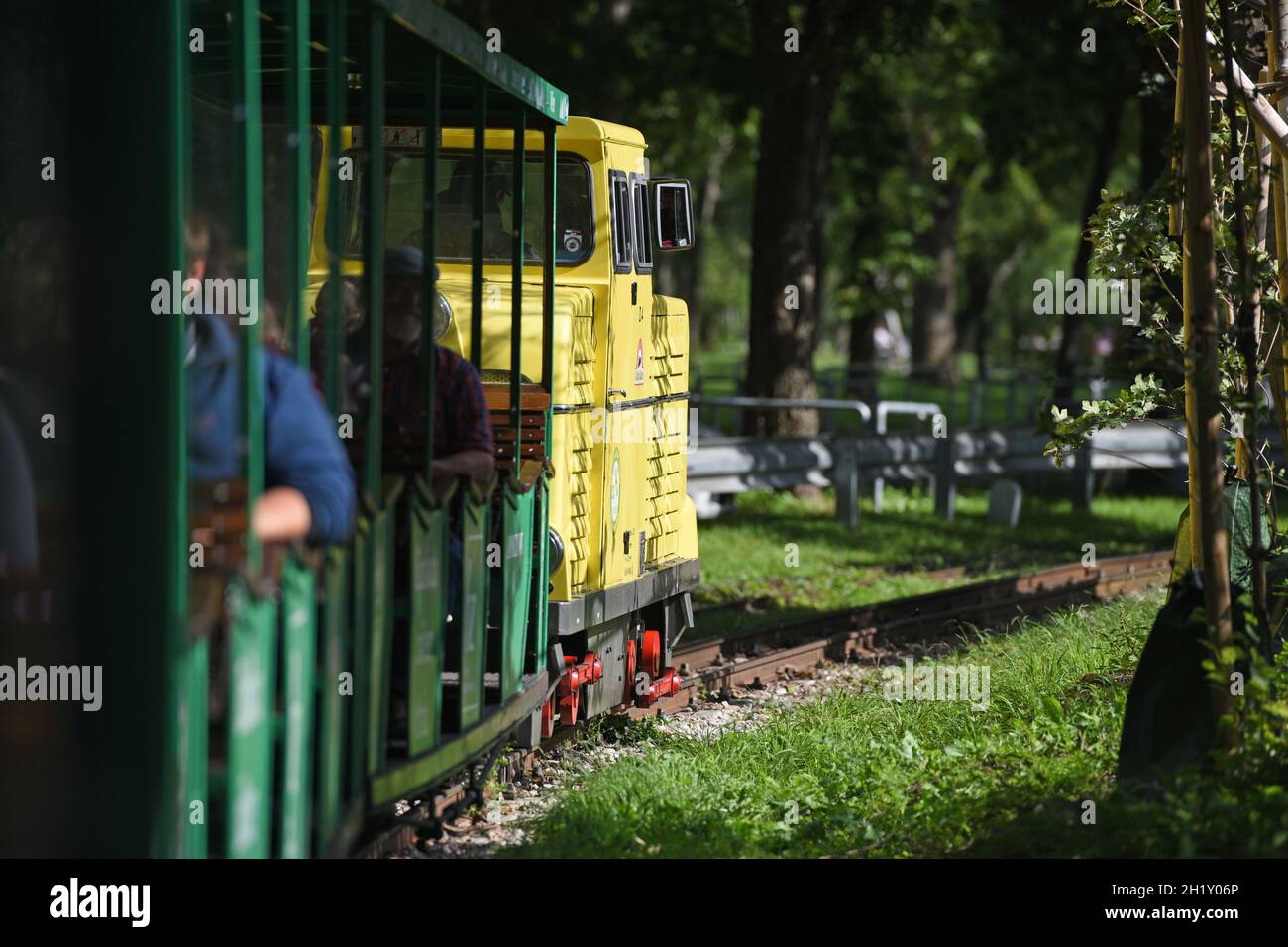 Liliput-Bahn im Wiener Prater, Wien, Österreich, Europa - Liliput-Train ...