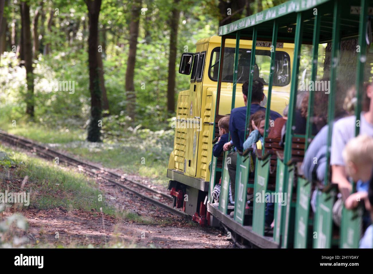 Liliput-Bahn im Wiener Prater, Wien, Österreich, Europa - Liliput-Train ...