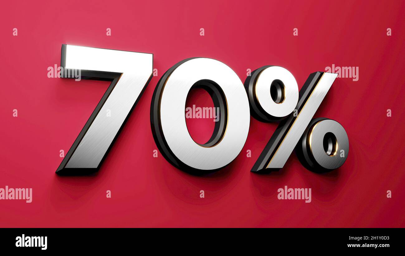 Sticker 70 percent off icon hi-res stock photography and images - Alamy