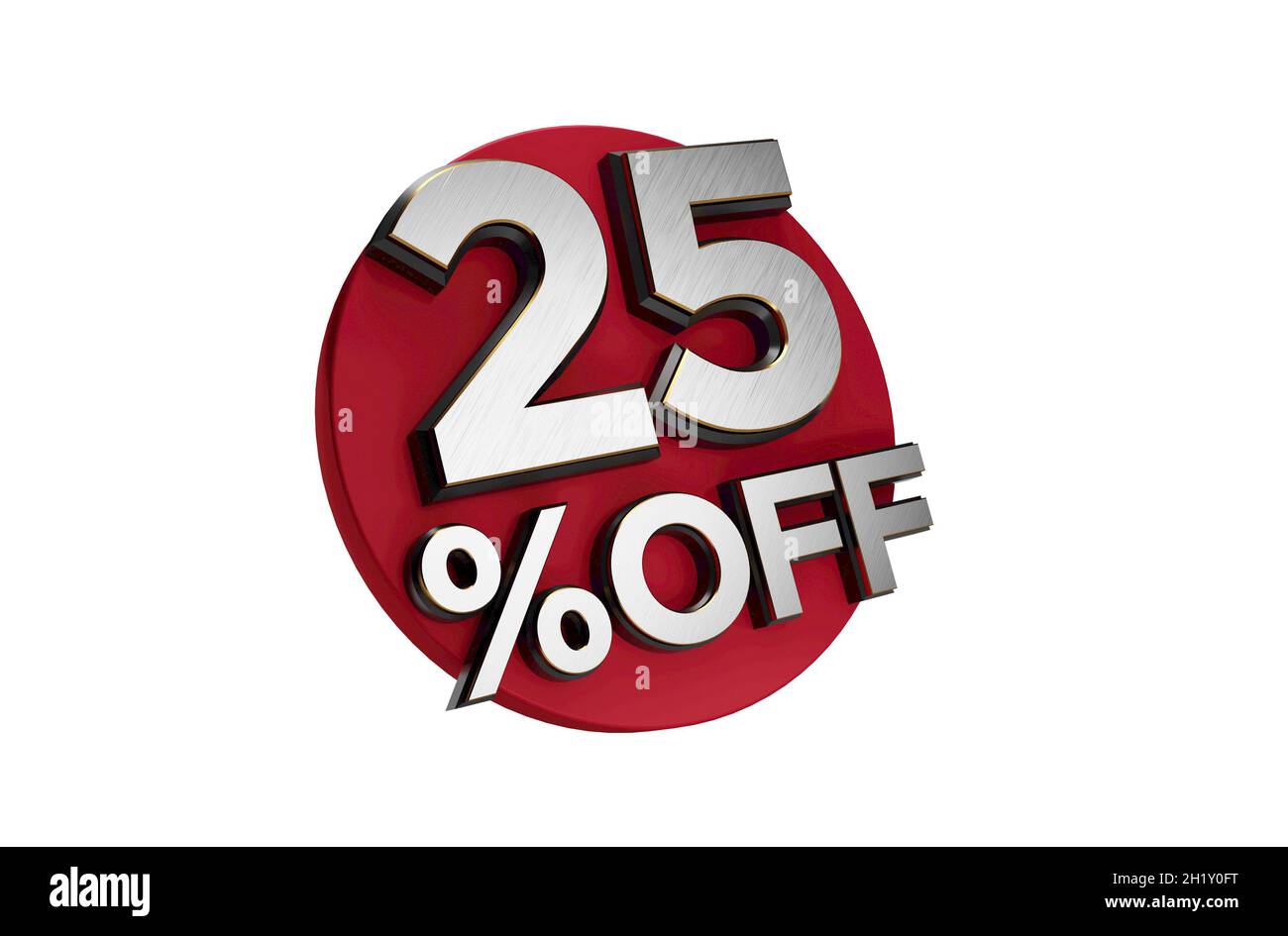 25 percent discount sign icon hi-res stock photography and images - Alamy
