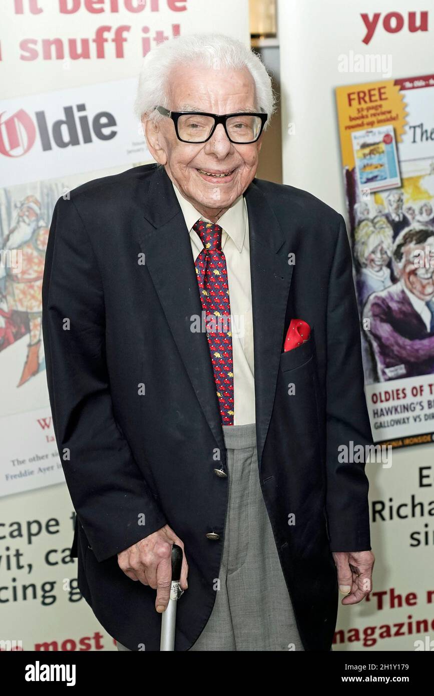 Barry Cryer arrives at the The Oldie of the Year Awards, at the Savoy ...