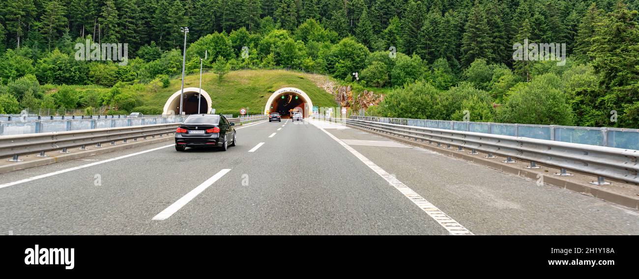 Tunnel on the express road in Rijeka, Croatia Stock Photo - Alamy