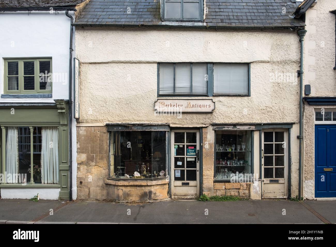 Berkeley Antiques shop in Hailes Street, Winchcombe in the Cotswolds ...