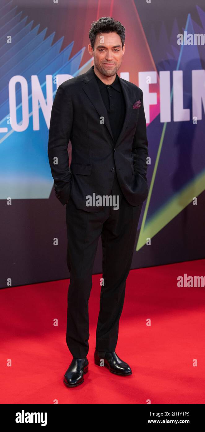 London, UK. 17th Oct, 2021. Alex Hassell attends the closing night gala ...