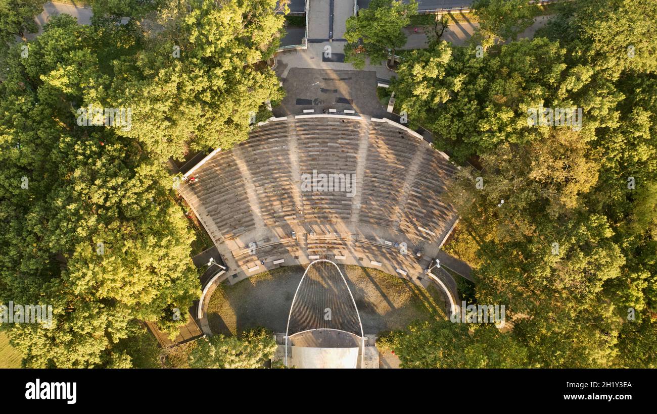 Park viewed from above in New York City Stock Photo - Alamy
