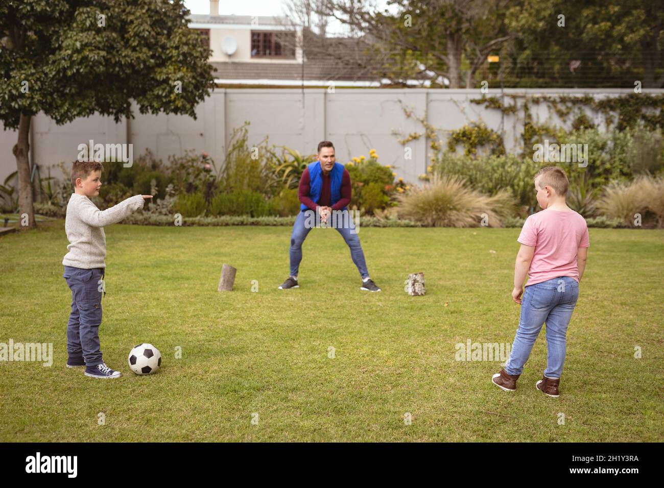 Football together hi-res stock photography and images - Alamy