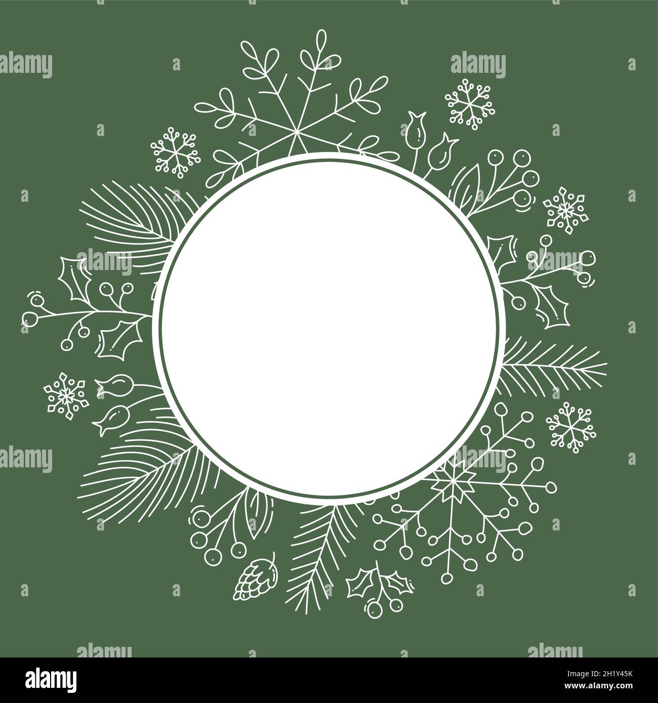 Holiday Border Vector
