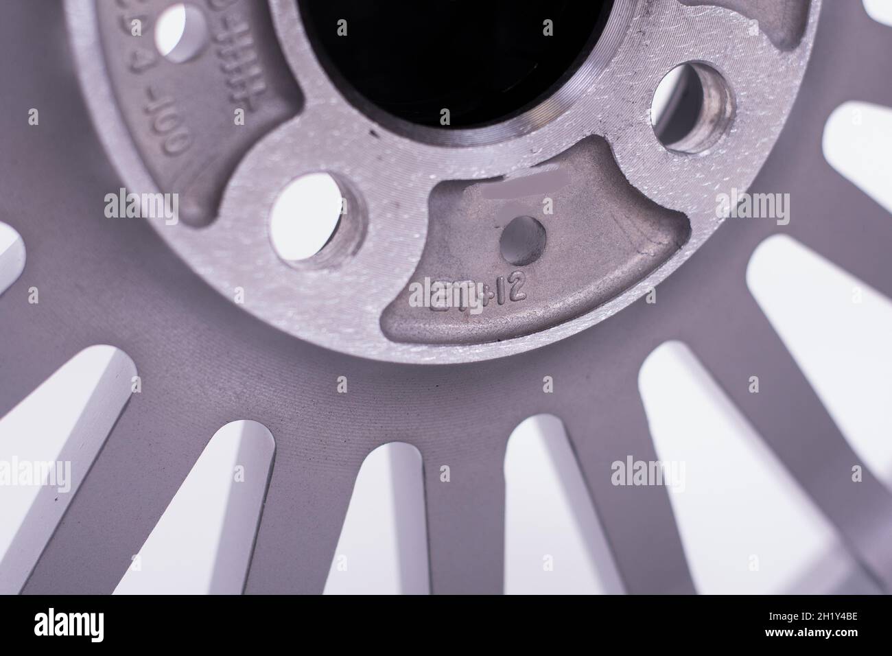 BMW Alpina 15'' silver classic alloy wheel Stock Photo - Alamy