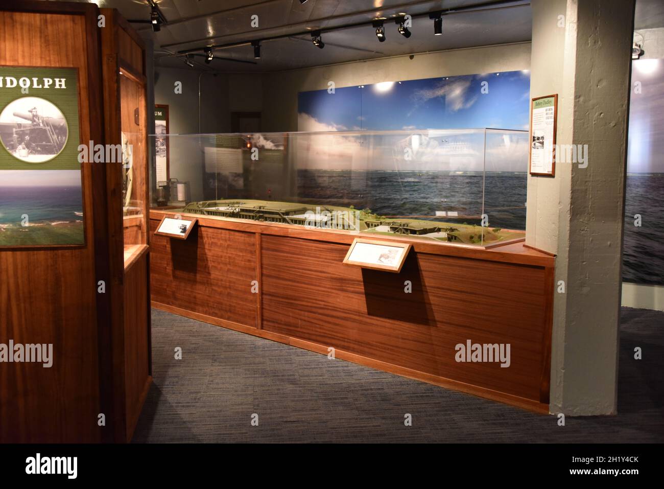 Oahu, HI. U.S.A. 6/9/2021. Fort DeRussy. Constructed Batteries Randolph ...