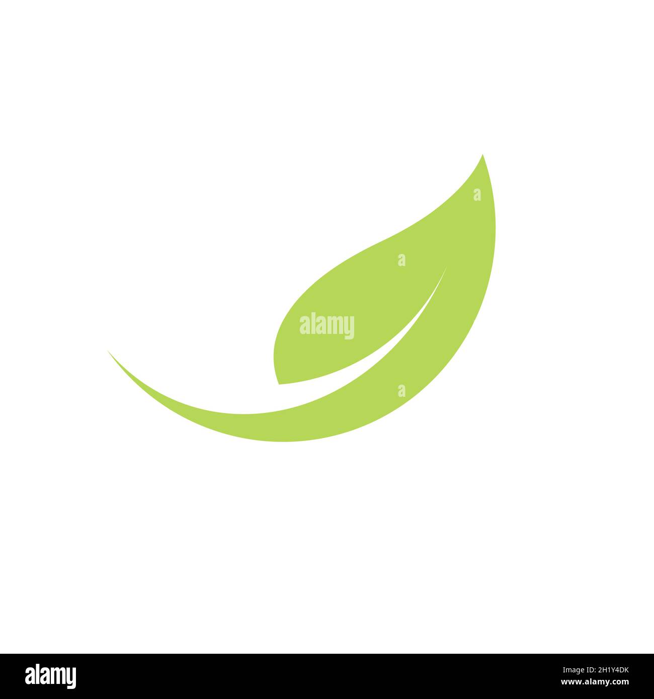 Fresh freen leaf natural environment logo and symbols Stock Vector ...