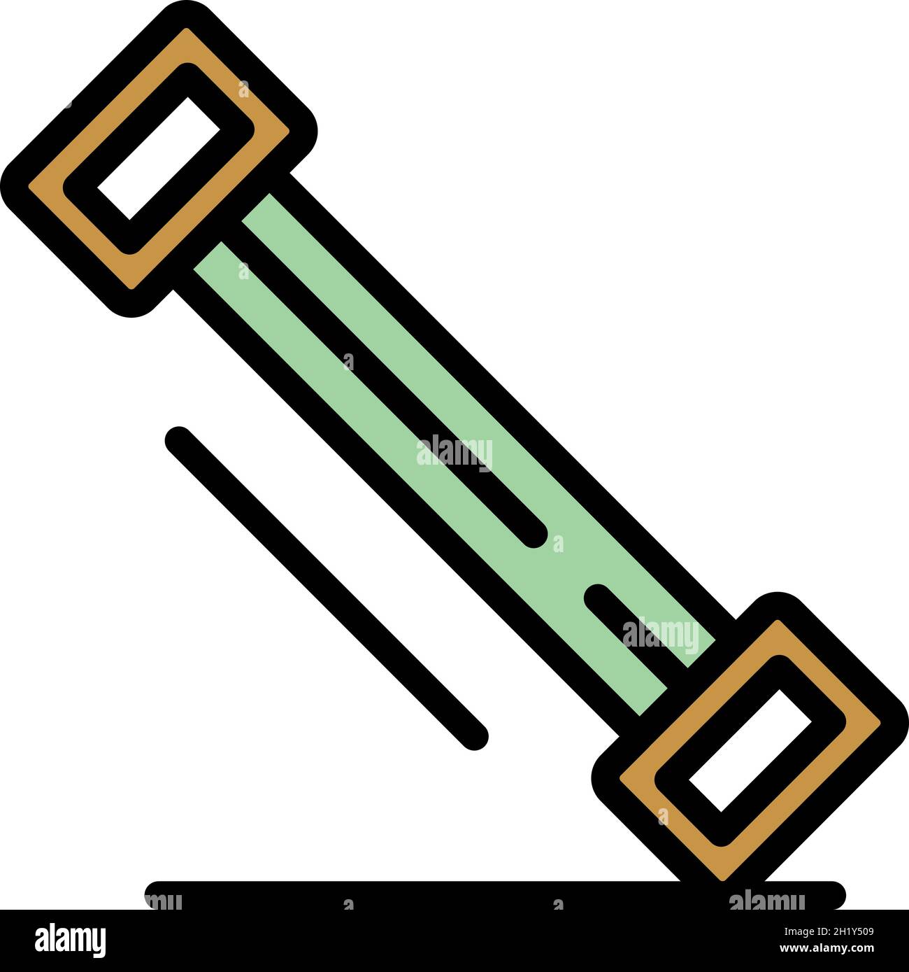 Stretch tool icon. Outline stretch tool vector icon color flat isolated ...