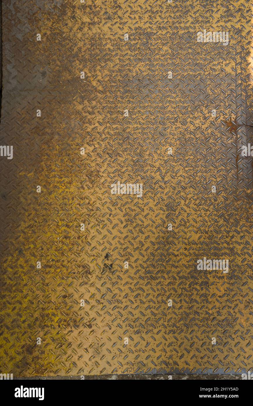 Diamond metal plate, natural texture with deeper details. High ...