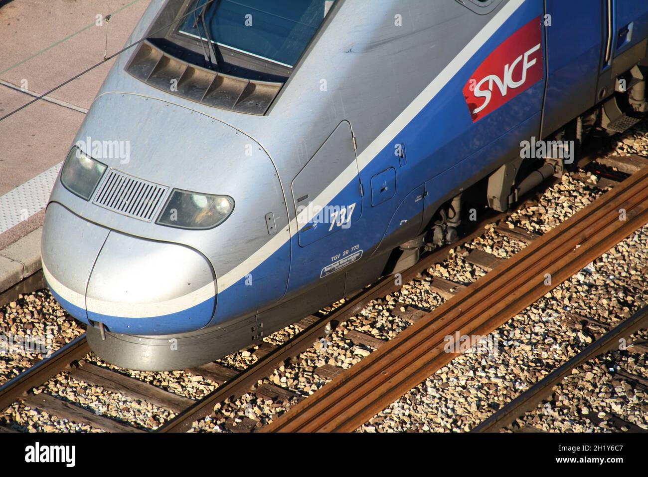 FRANCE.ALPES MARITIMES (06) NICE TGV TRAIN STATION Stock Photo - Alamy