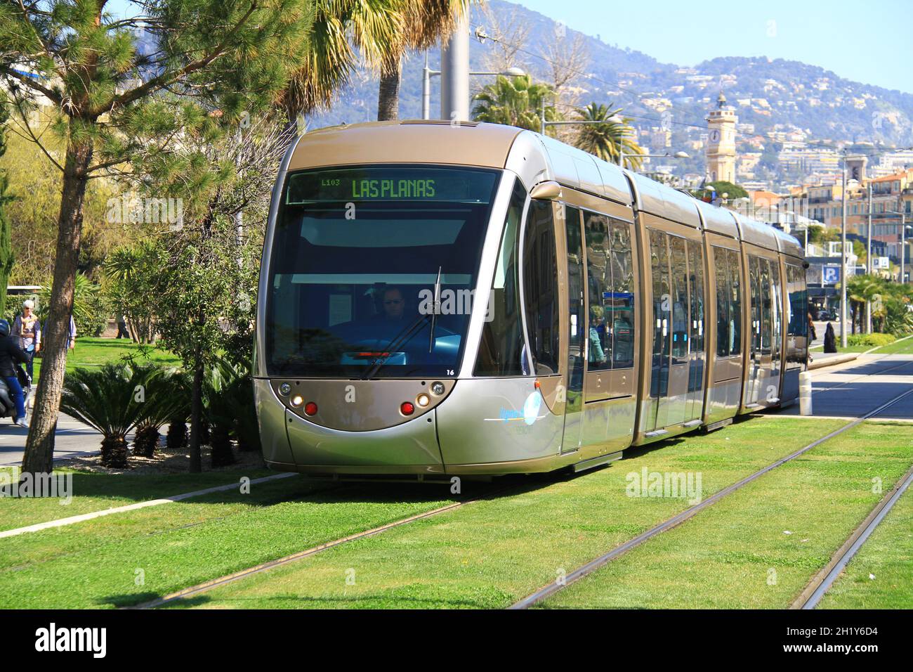 FRANCE ALPES MARITIMES (06) NICE. TRAM LINE 1 Stock Photo - Alamy