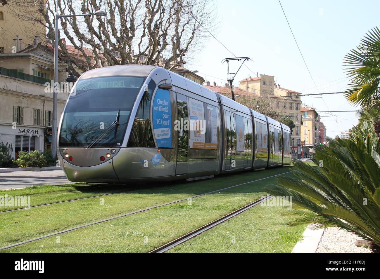 FRANCE ALPES-MARITIMES (06) NICE. TRAM LINE 1 Stock Photo - Alamy