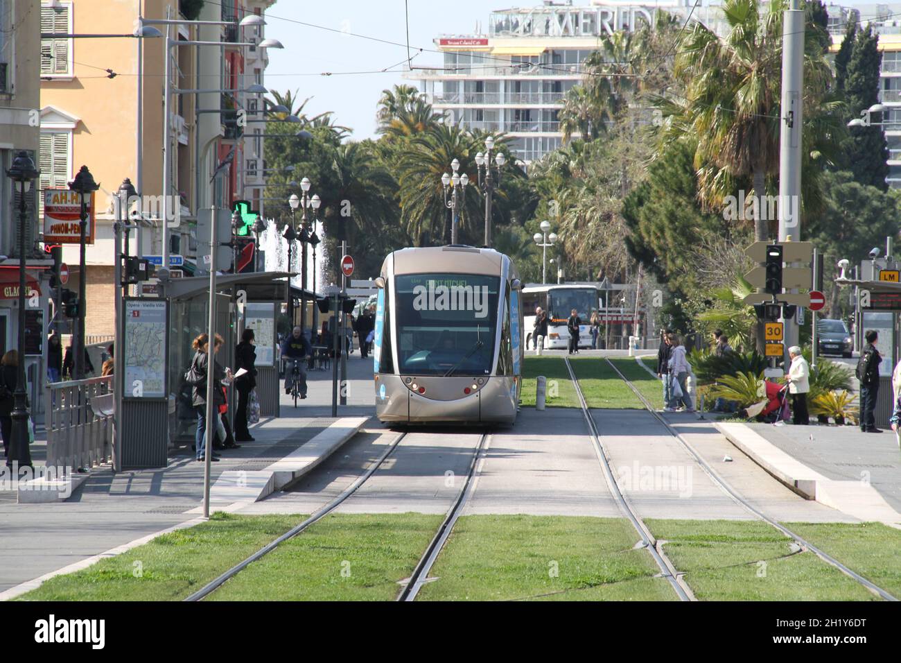 FRANCE ALPES-MARITIMES (06) NICE. TRAM LINE 1 Stock Photo - Alamy