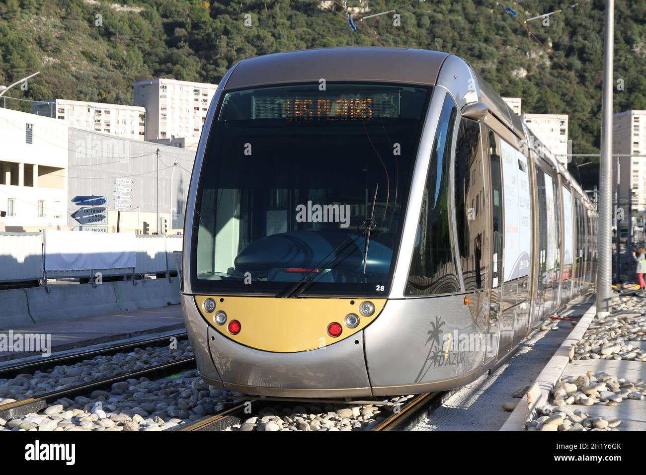 FRANCE ALPES MARITIMES (06) NICE. TRAM LINE 1 Stock Photo - Alamy