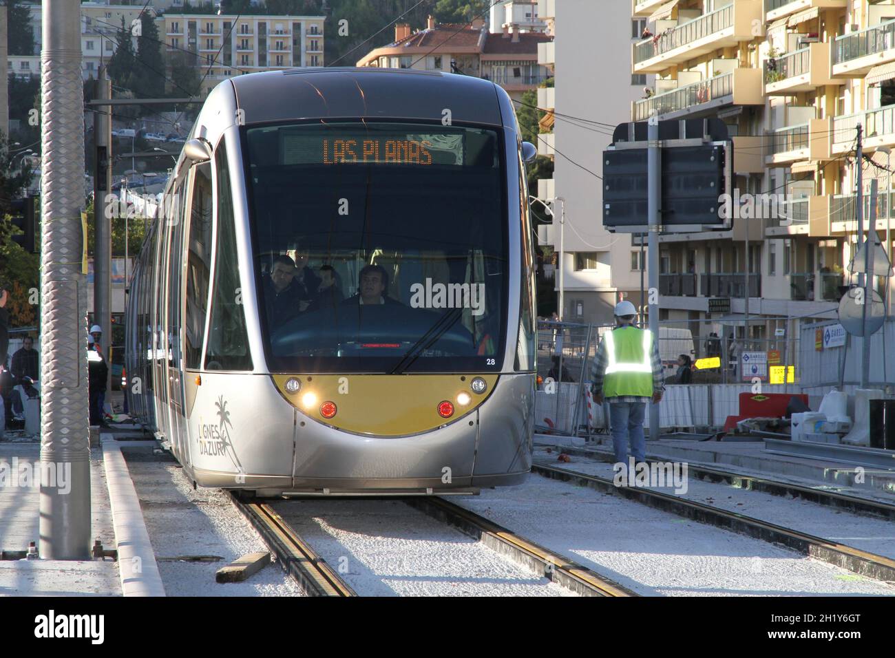 FRANCE ALPES MARITIMES (06) NICE. TRAM LINE 1 Stock Photo - Alamy