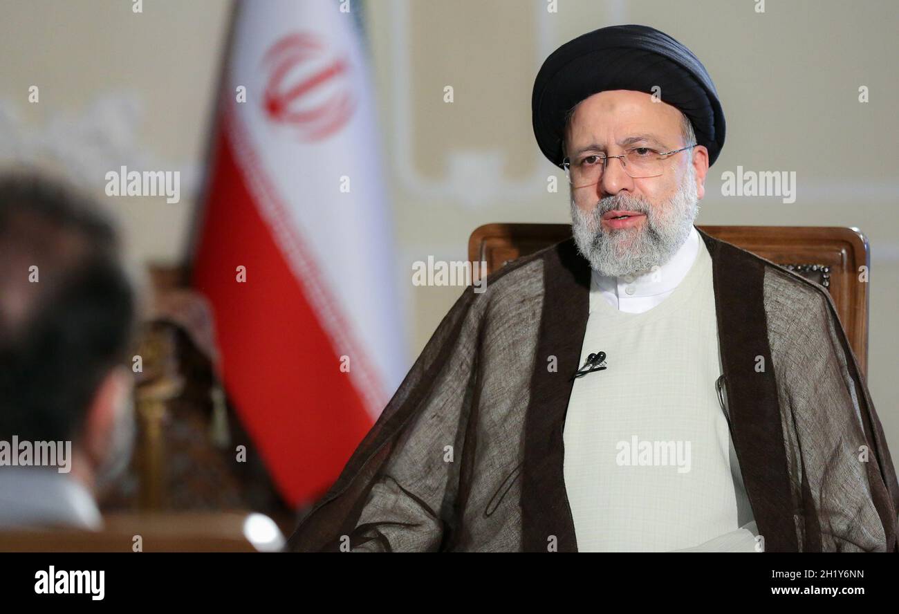 Tehran, Tehran, Iran. 18th Oct, 2021. A handout photo made available by ...