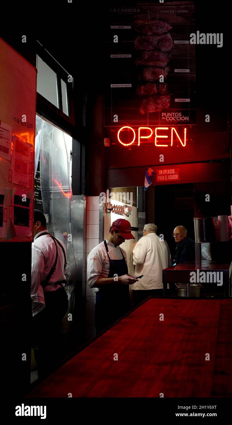 The bar is open Stock Photo - Alamy