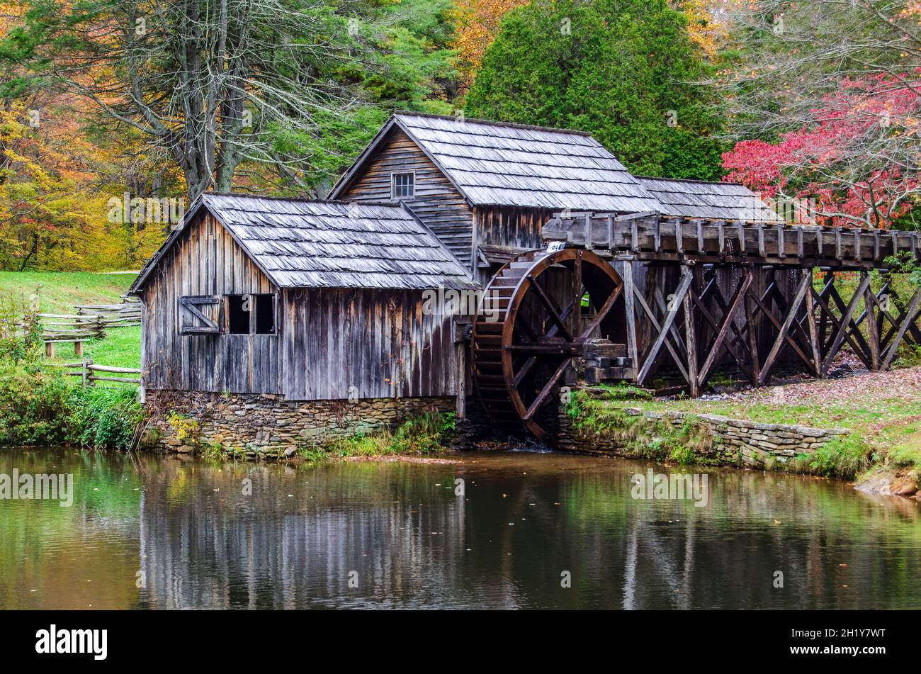 Old wooden water mill national hi-res stock photography and images - Alamy