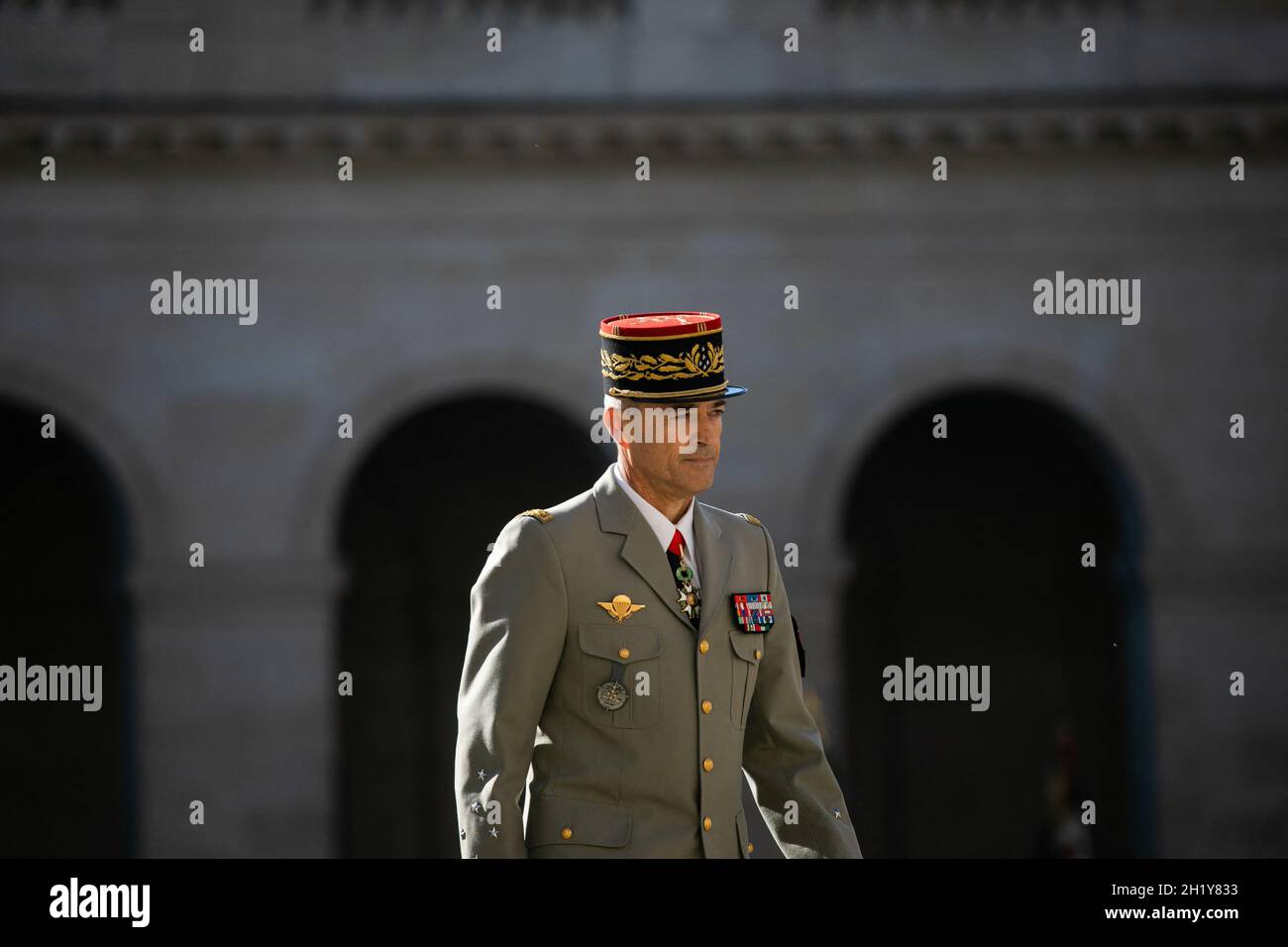 Paris, France, October 19, 2021. General Thierry Burkhard, chief of ...