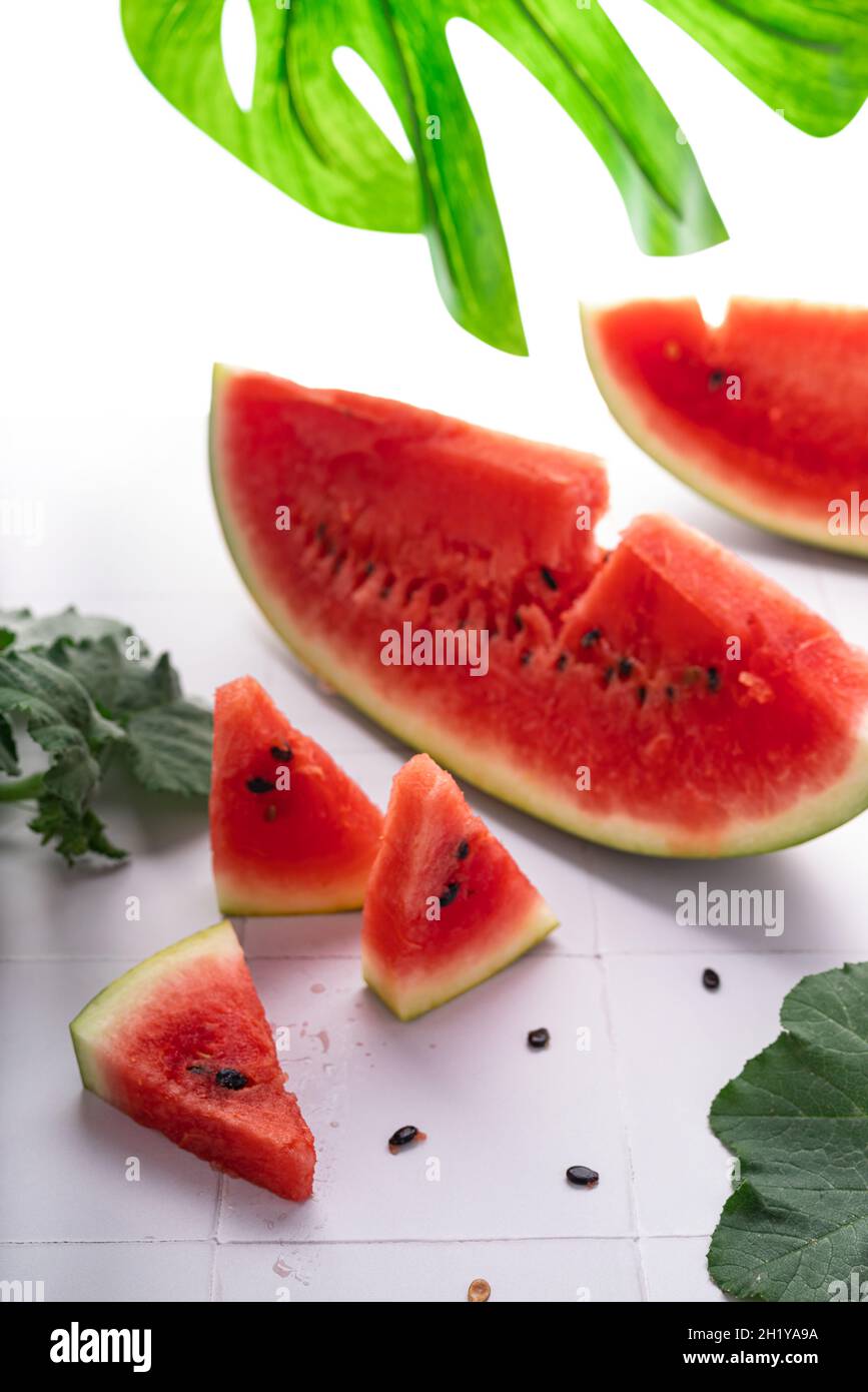 Slice of watermellon hi-res stock photography and images - Alamy