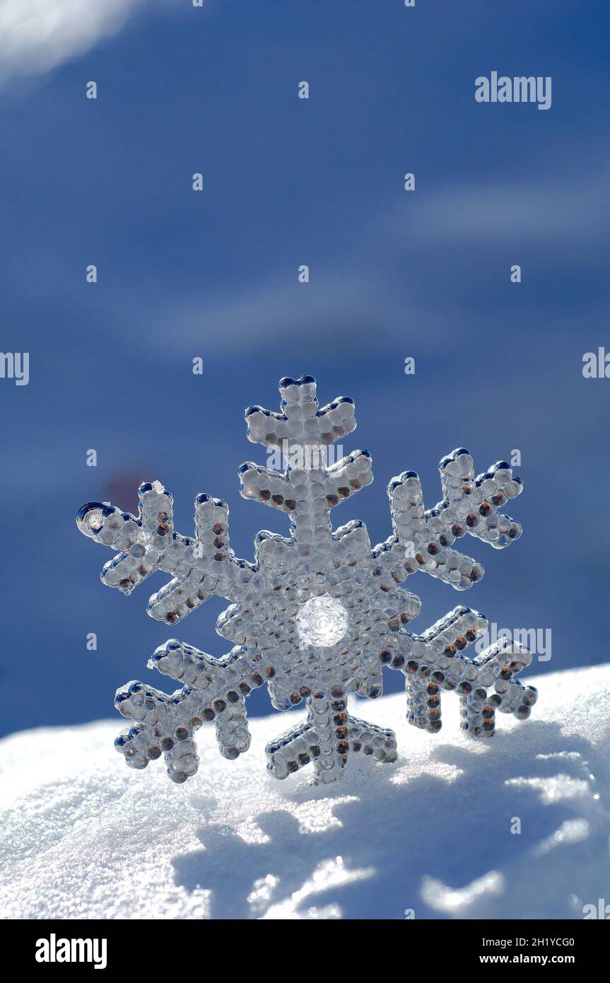 SNOWFLAKE MEDAL AWARDED TO CHILDREN BY THE SKIING SCHOOLS WHEN A ...