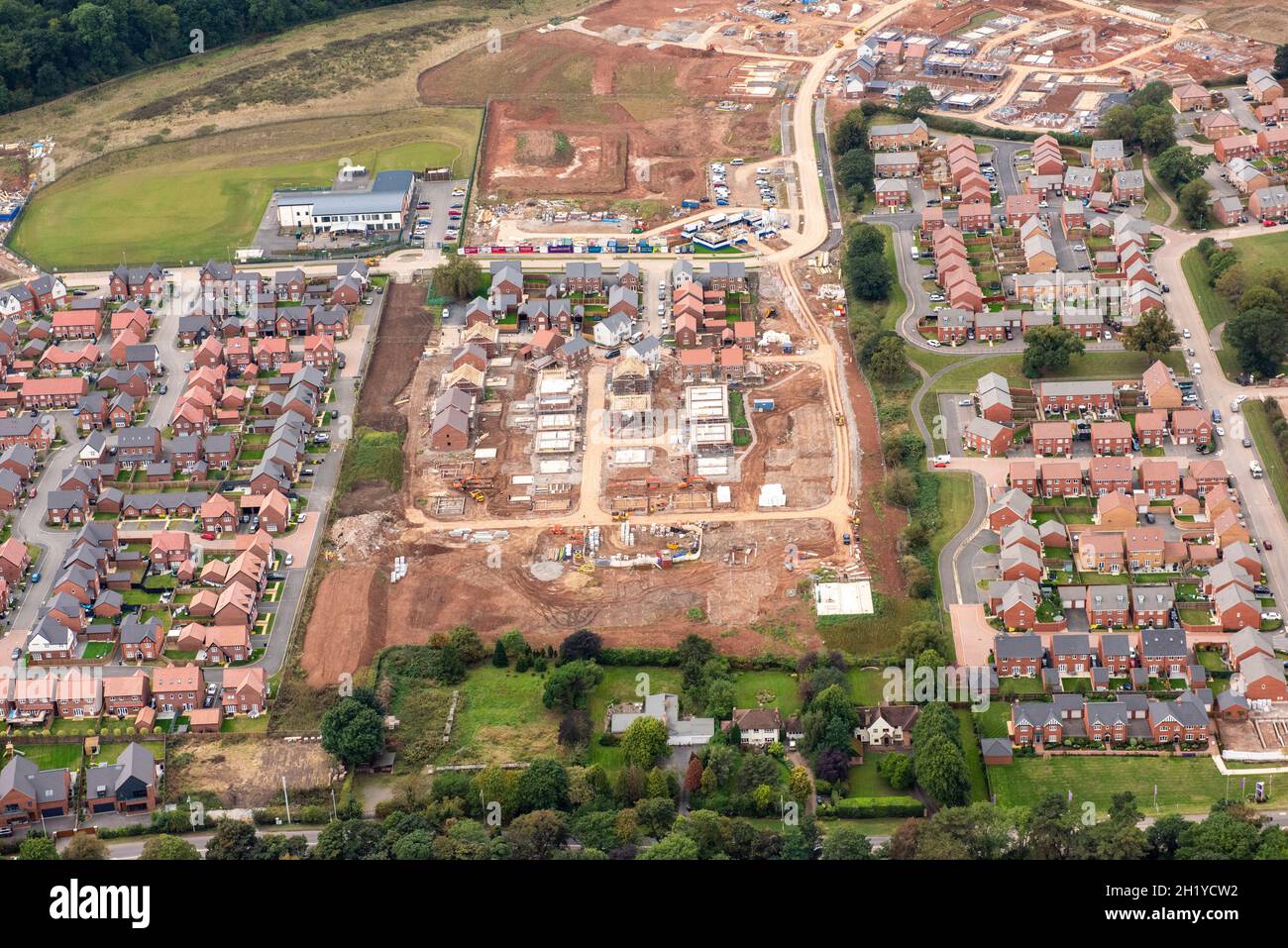 Aerial Image of Edwalton in Nottinghamshire England UK Stock Photo - Alamy