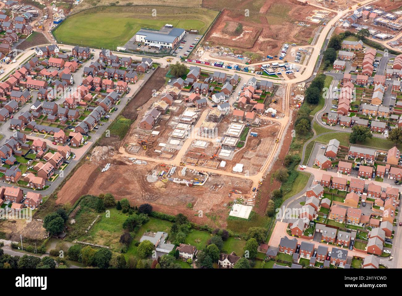 Aerial Image of Edwalton in Nottinghamshire England UK Stock Photo - Alamy