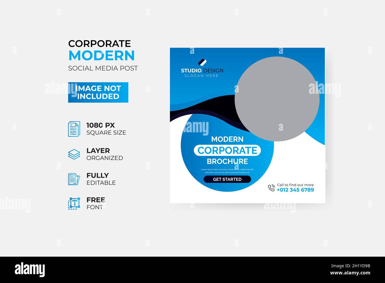 Creative social media post banner template, Corporate social media web ...