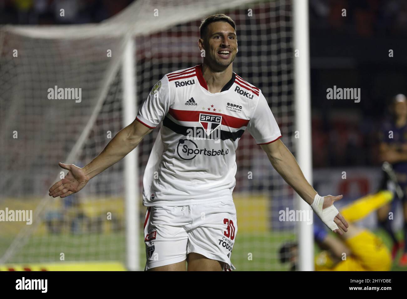 Sao Paulo, Brazil. 18th Oct, 2021. Jonathan Calleri of Sao Paulo ...