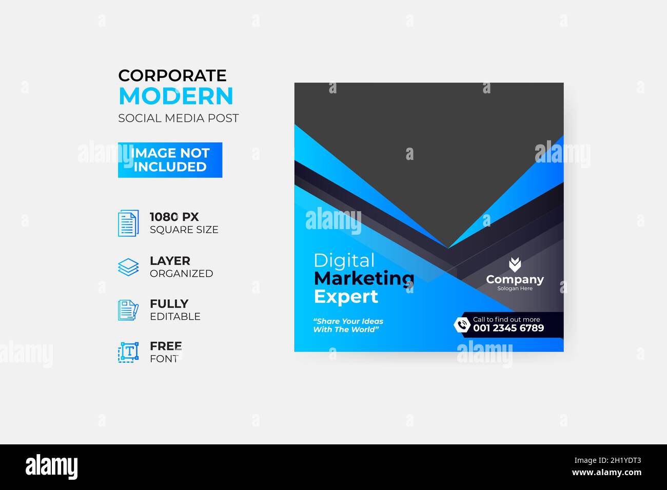 Creative social media post banner template, Corporate social media web ...