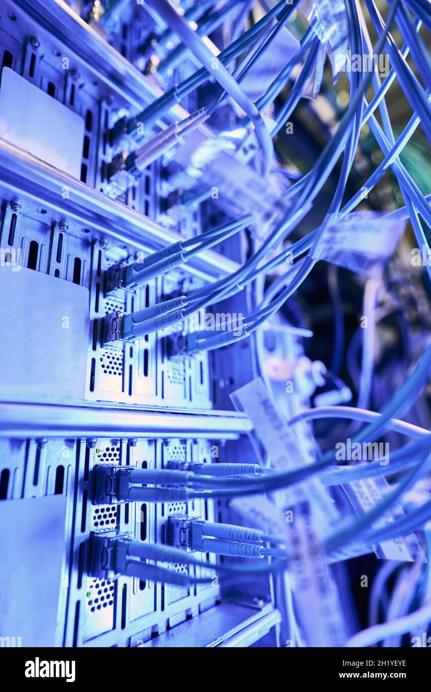 Modern hardware equipment used for Internet connection Stock Photo - Alamy