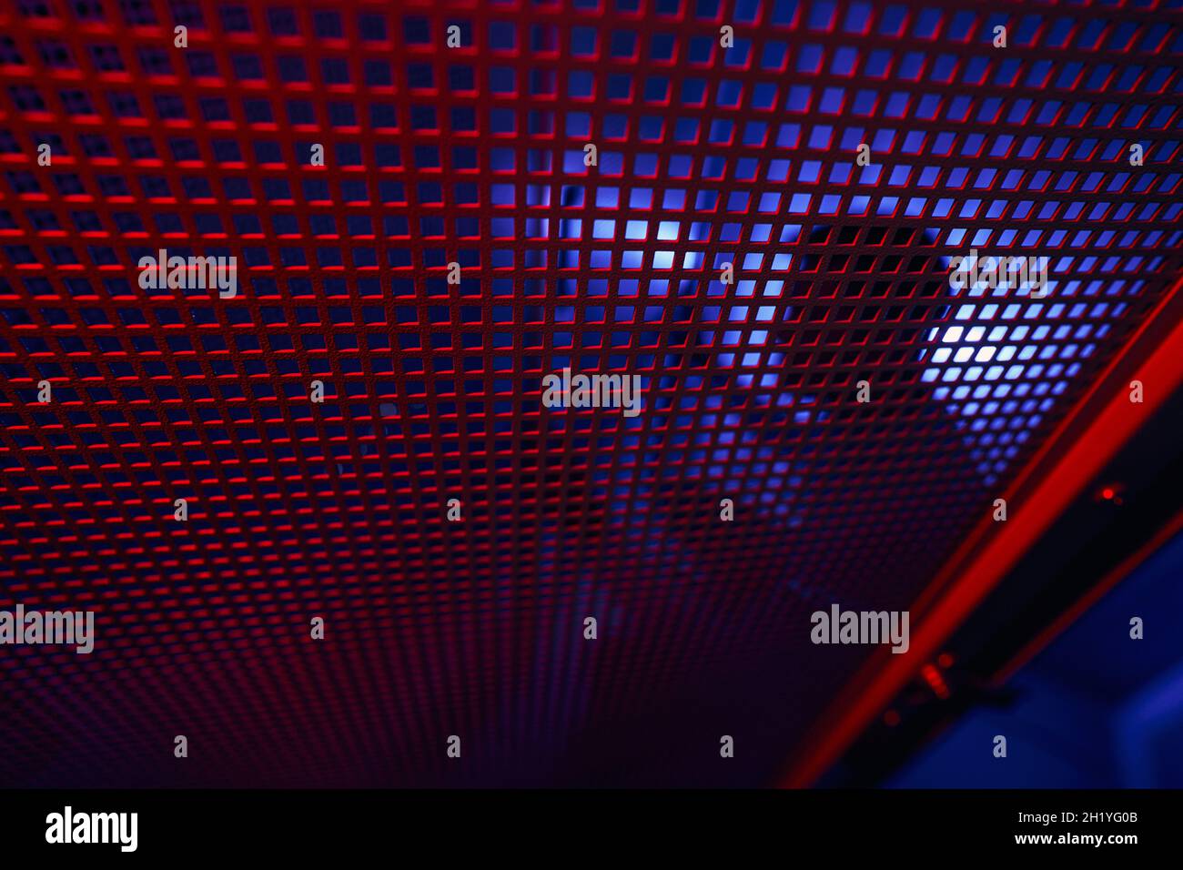 Network administrator conducting preventive maintenance in data center ...