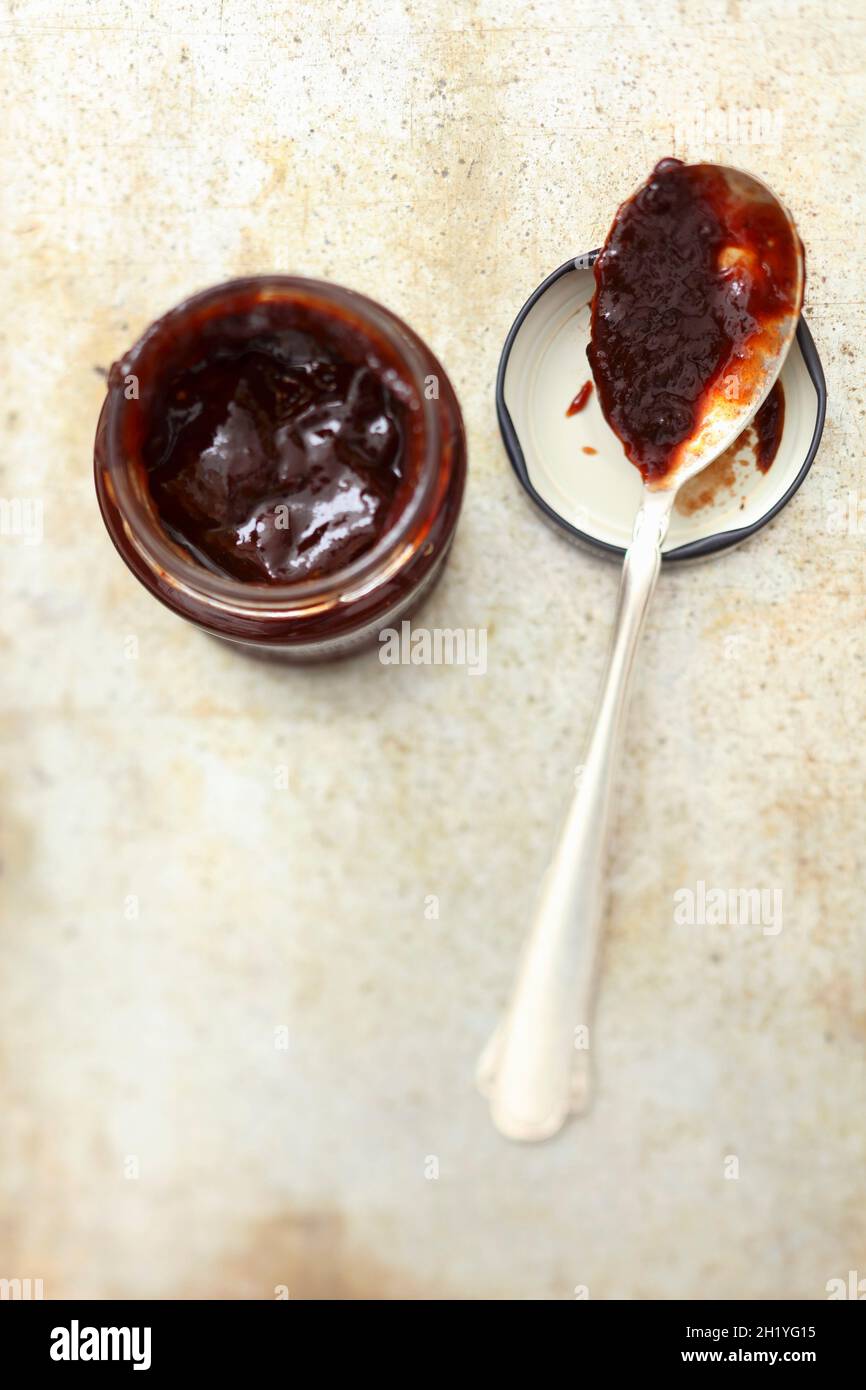 Jam smeared hi-res stock photography and images - Alamy